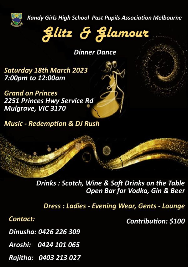 Glitz & Glamour Dinner Dance - eLanka
